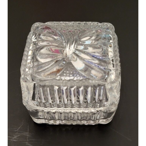 Crystal Clear Industries | Accents | Vintage Lead Crystal Trinket Box ...